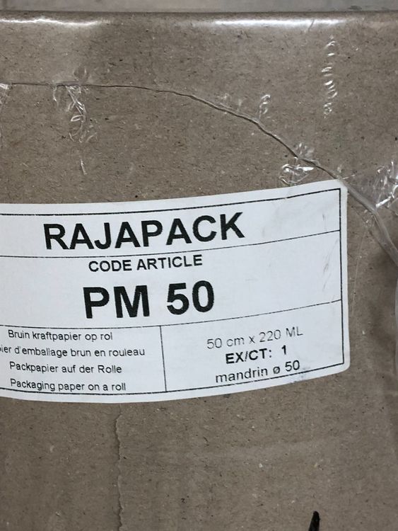 RajaPack Kraftpapier 0.50m x 220m (Neu und originalverpackt) in Oberentfelden für CHF 1 – nur ...