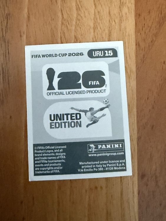 Fussball Sticker WM 2026 Nicolas de la Cruz URU 15 (Neu (gemäss ...