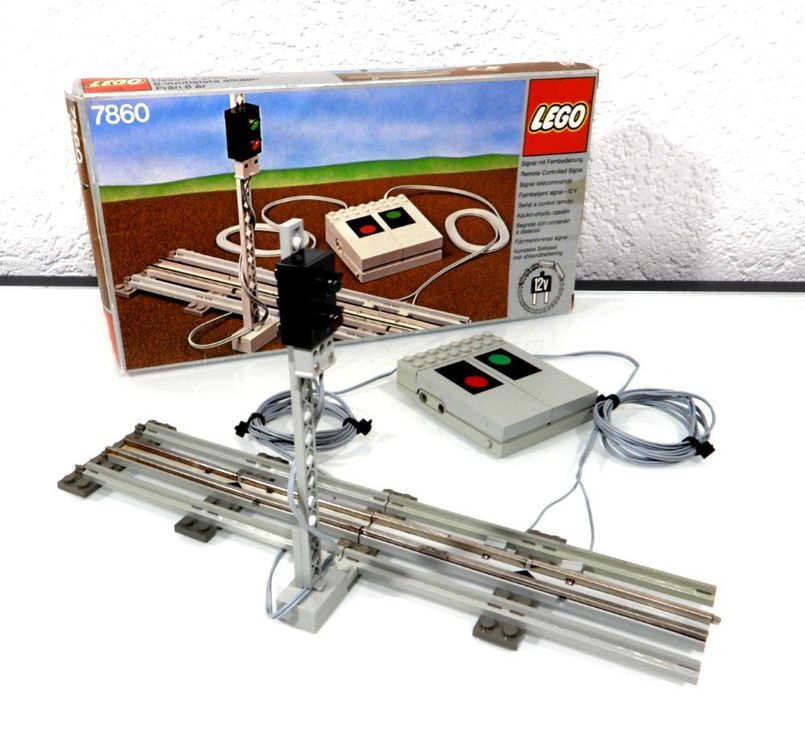LEGO 12 VOLT EISENBAHN 7860 SIGNAL MIT FERNBEDIENUNG | Kaufen auf Ricardo
