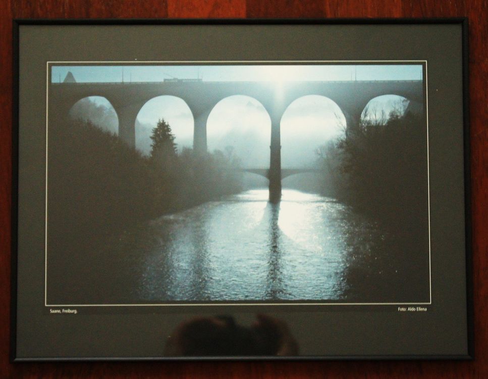 Fotografie von Aldo Ellena: Saanebrücke (Gebraucht) in Fribourg für CHF ...