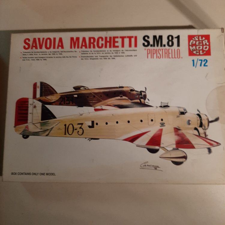 220 Savoia-Marchetti S.M. 81 Pipistrello Super Model 10-008 (Gebraucht ...