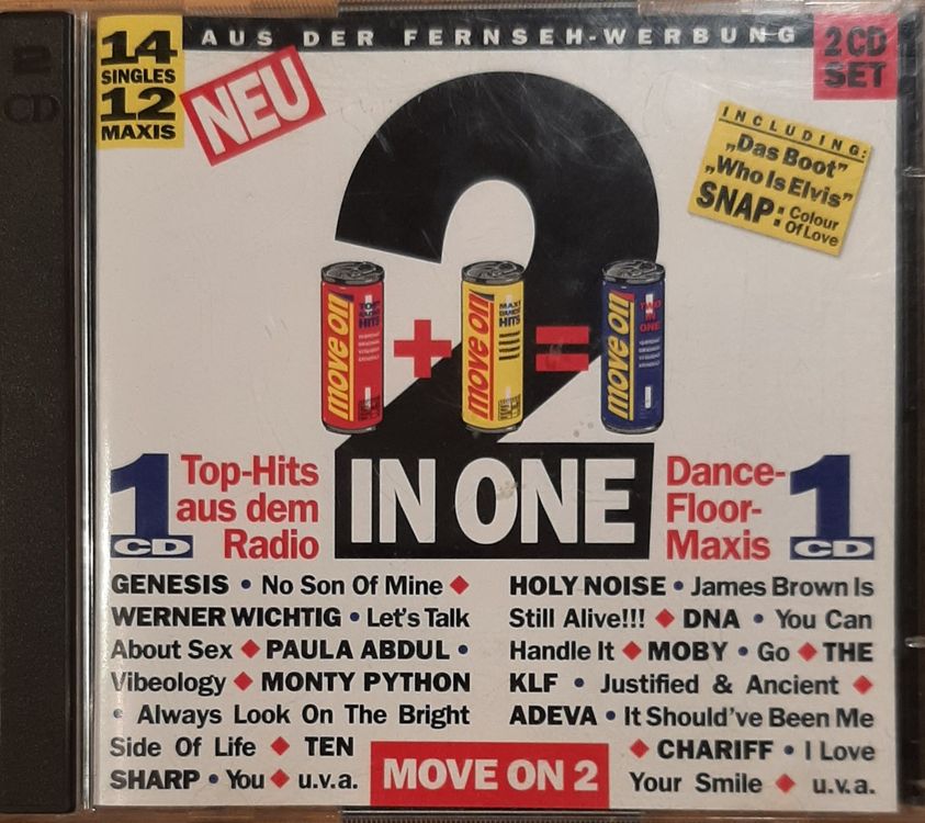 Move On 2, CD Pop Rock Hit Compilation Sampler 1992 (Gebraucht) in ...