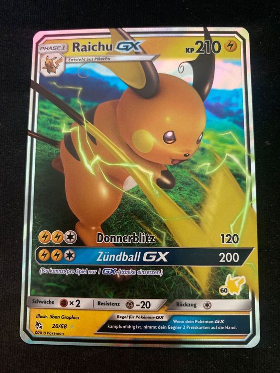 Pokemonkarte Raichu GX Deck | Kaufen auf Ricardo