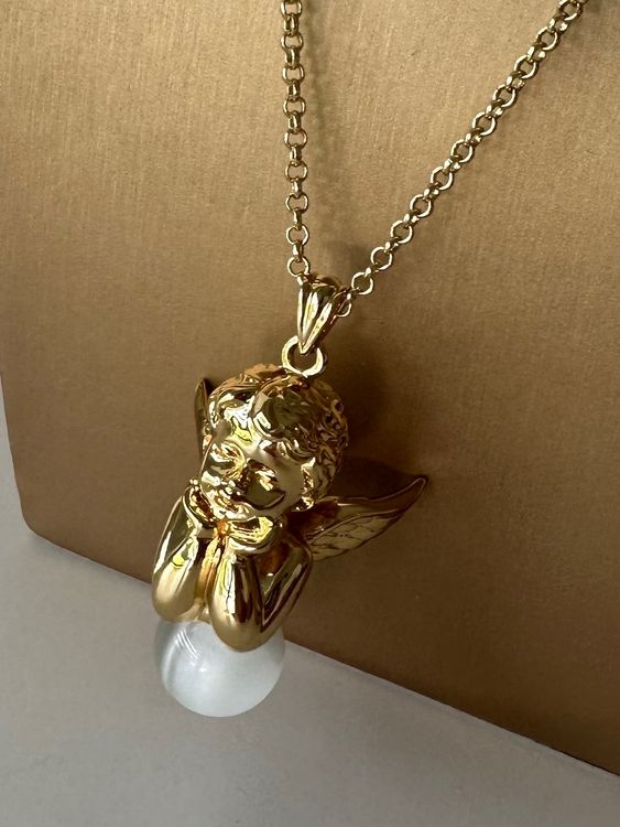 NEU Kette mit Engel Quarz mit Box und zertifizierte | Kaufen auf Ricardo