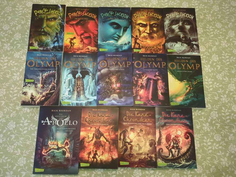 Percy Jackson 14 Rick Riordan Bücher | Kaufen auf Ricardo
