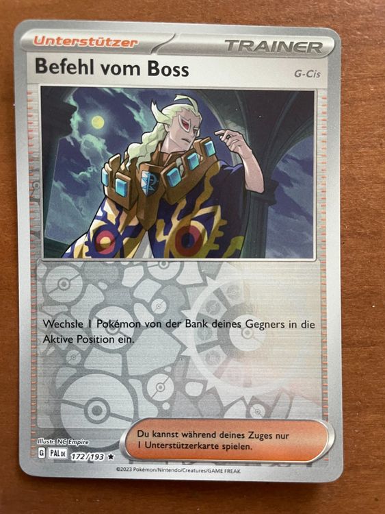 Pokemon Befehl vom Boss Reverse (Versand gratis) (Neu (gemäss ...