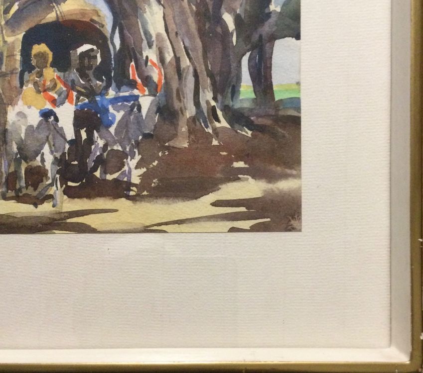 Orientalische Szene Aquarell Unleserlich Signiert (Gebraucht) in Root für CHF 5 – mit Lieferung ...