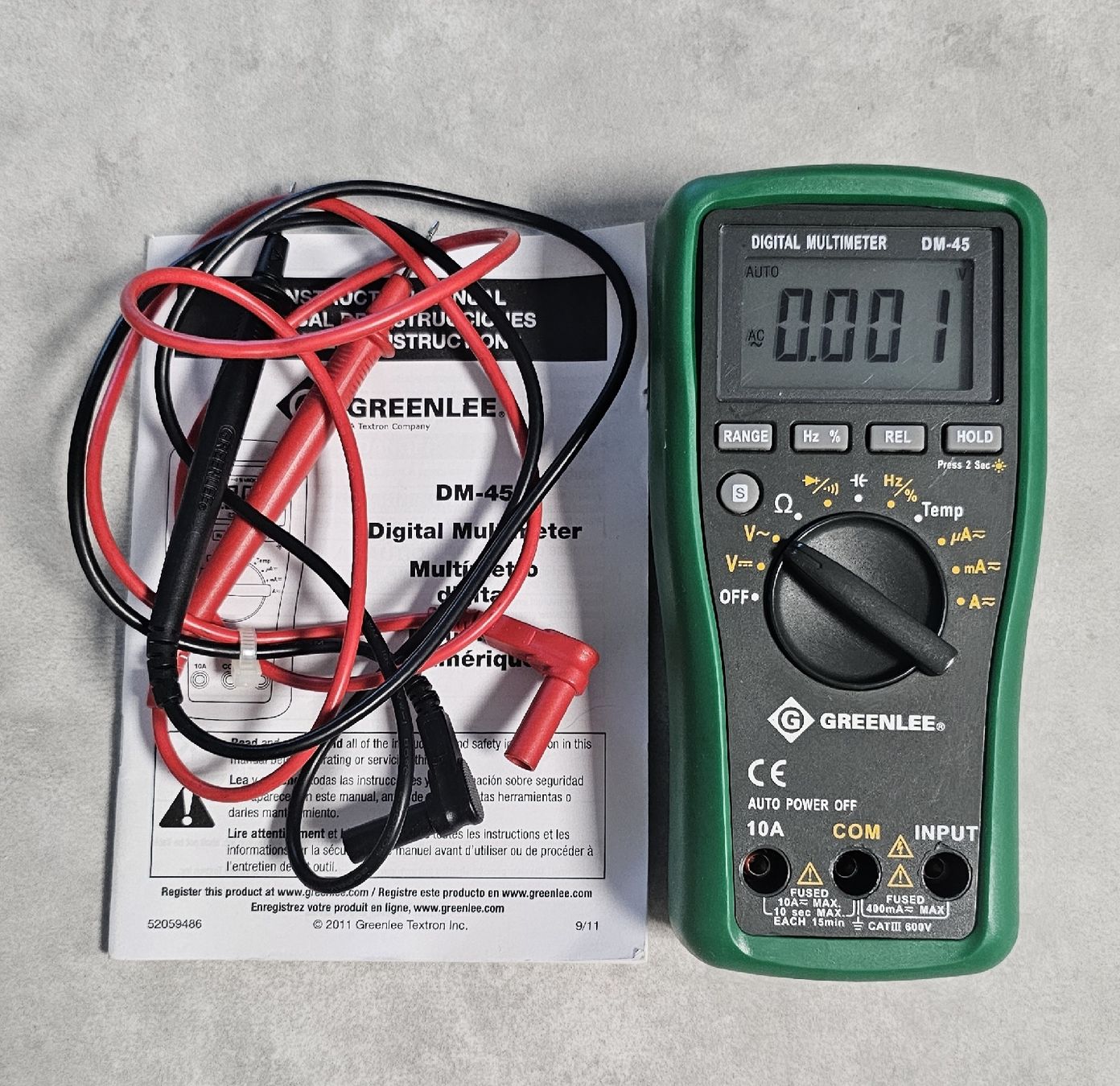 Greenlee Digital Multimeter DM-45 (Gebraucht) in Rothrist für CHF 25 ...