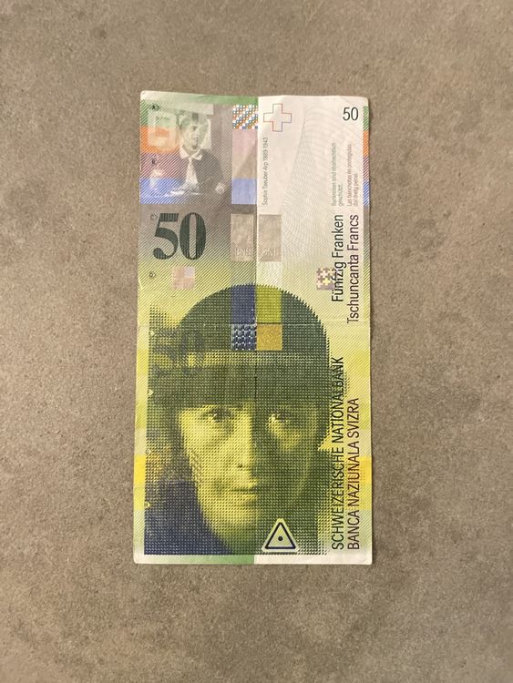 Banknote 50 Franken Alt (Gebraucht) in Triesen für CHF 55 – mit ...