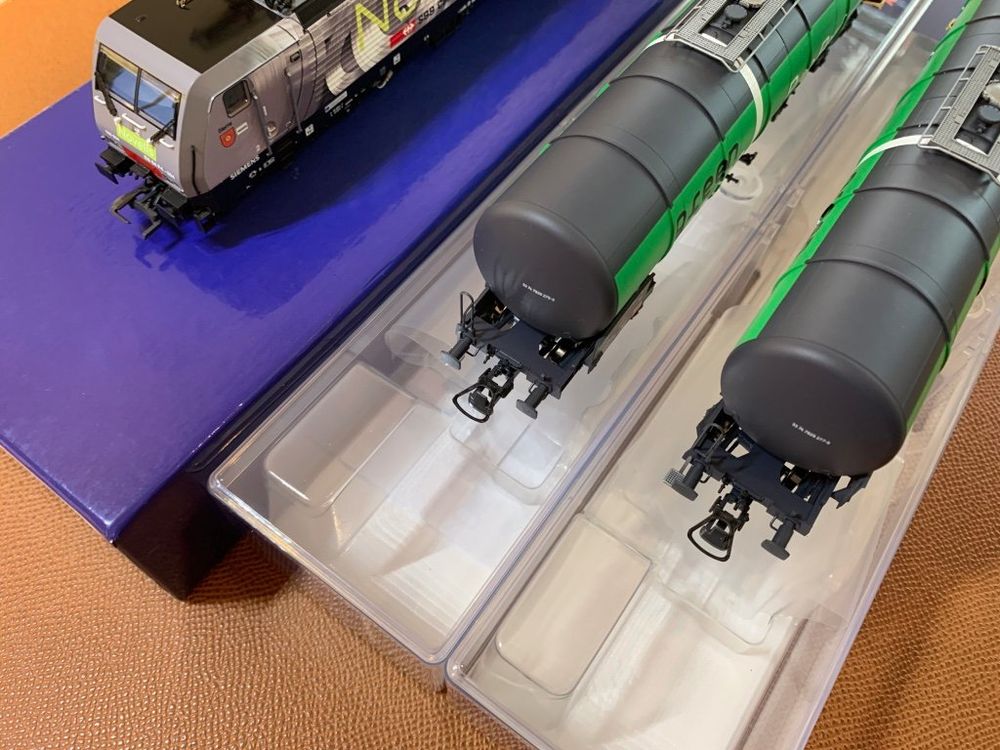 Roco H0 73627 + 76026 BR 189 SBB Güterzug DC Digital-Sound (Neu und ...