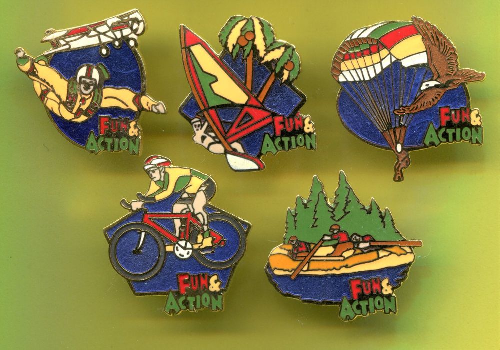 5 Pins Fun & Action SPORTARTEN | Kaufen auf Ricardo