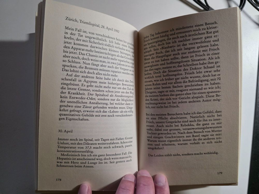 Peter Noll - Diktate über Sterben & Tod - Max Frisch (Gebraucht) in ...