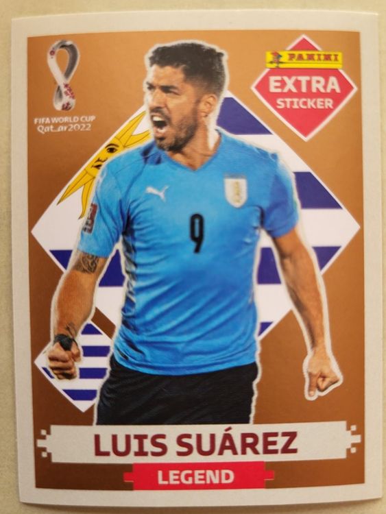 Extra Sticker von der WM 2022. Legend Luis Suárez (Gebraucht) in ...