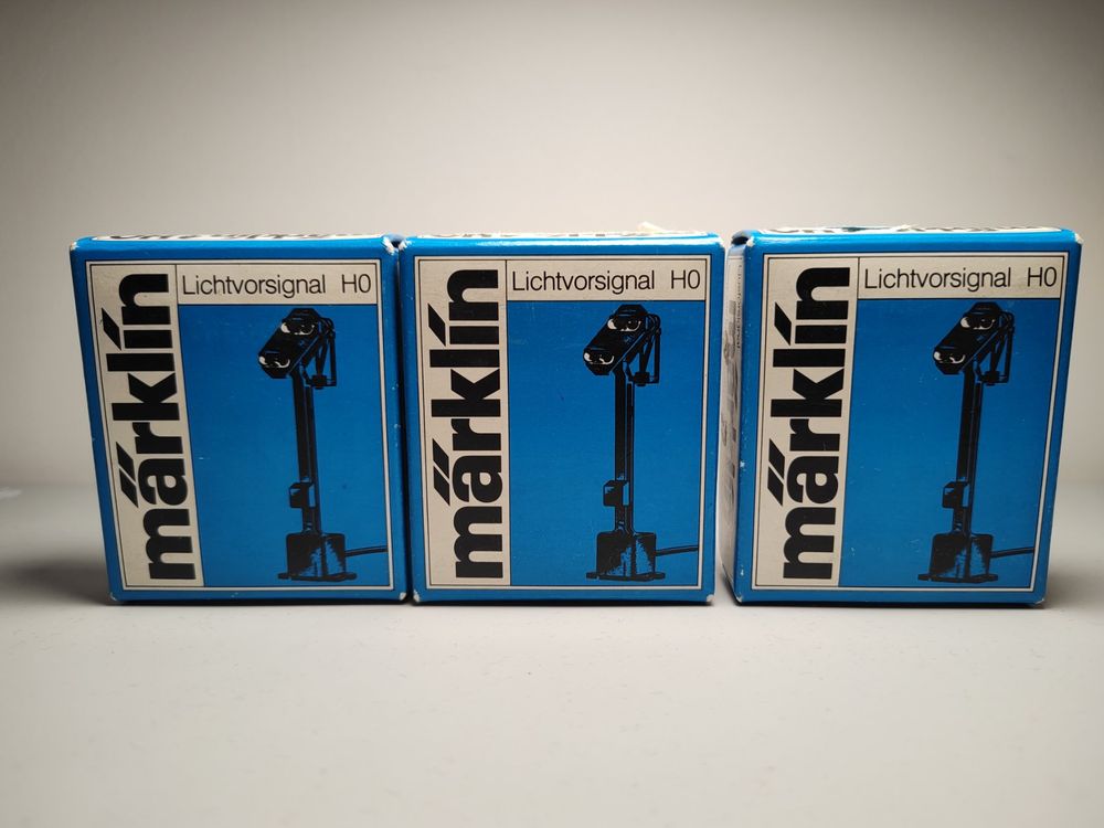 4x Märklin 7187 Lichtvorsignal H0 | Kaufen auf Ricardo
