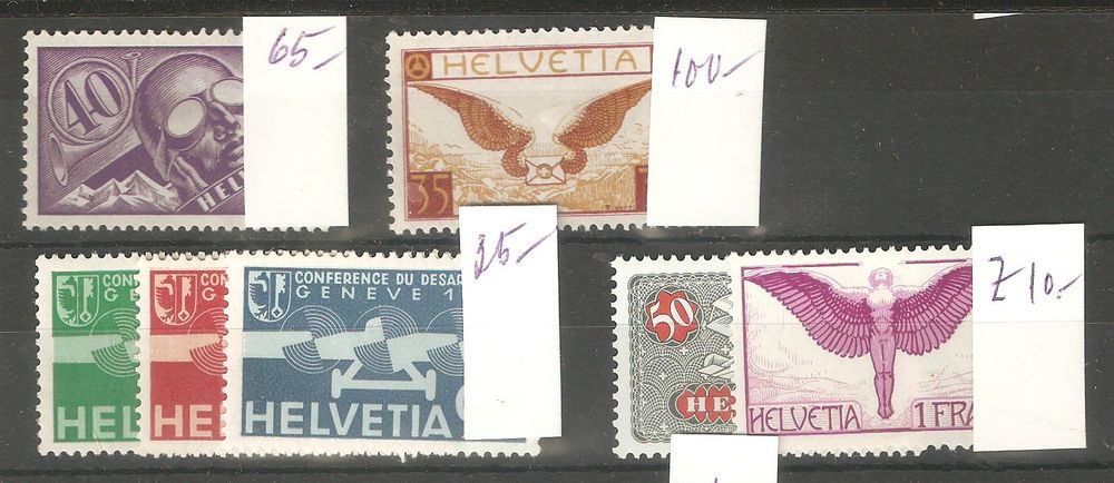 Flugpost 7 gute Werte ** (Neu (gemäss Beschreibung)) in Lausanne für CHF 17 – mit Lieferung auf ...