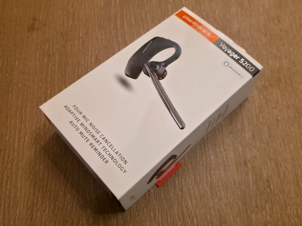 Office Headset, Plantronics, Bluetooth, Voyager 5200, OVP (Neu (gemäss ...