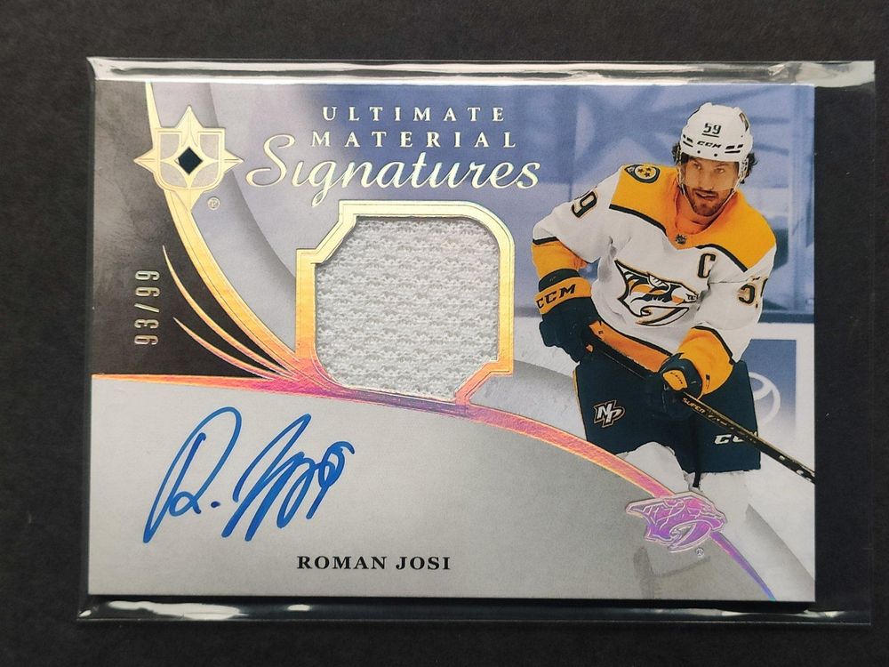 Roman Josi Ultimate Material Signatures Autogramm /99 (Gebraucht) in ...