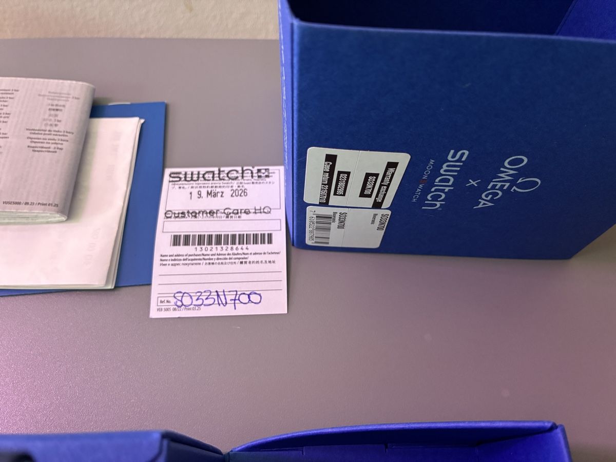 Swatch mission to the super blue moon & neptune (Neu (gemäss ...