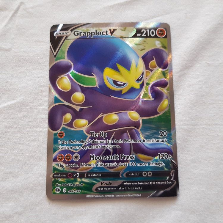Pokemonkarte Grapploct V Full Art (Gebraucht) in Spreitenbach für CHF 3 ...
