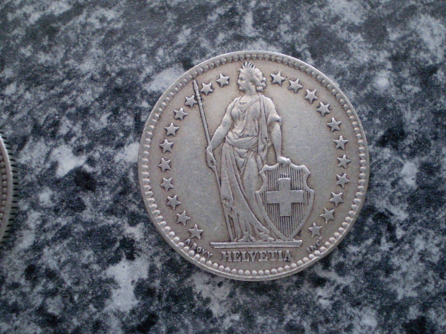 2 Fr. Silbermünze 1955 !!! (Gebraucht) in Dierikon für CHF 13 – mit ...