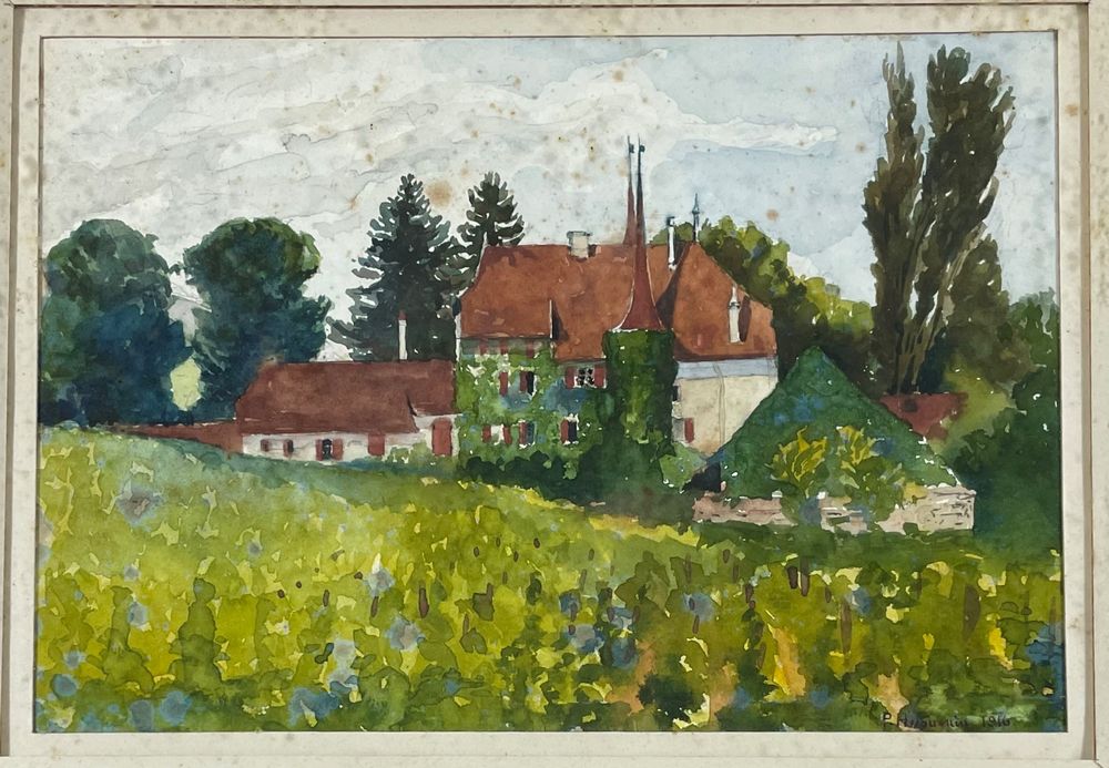 Paul Huguenin (1870-1919) Aquarell | Kaufen auf Ricardo
