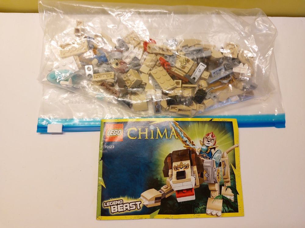 LEGO 70123 - Chima Löwe Legend-Beast inkl. BA | Kaufen auf Ricardo