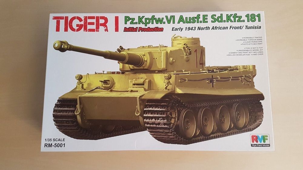 1:35 Tiger I initial - Rye Field Model RMF-5001 | Kaufen auf Ricardo