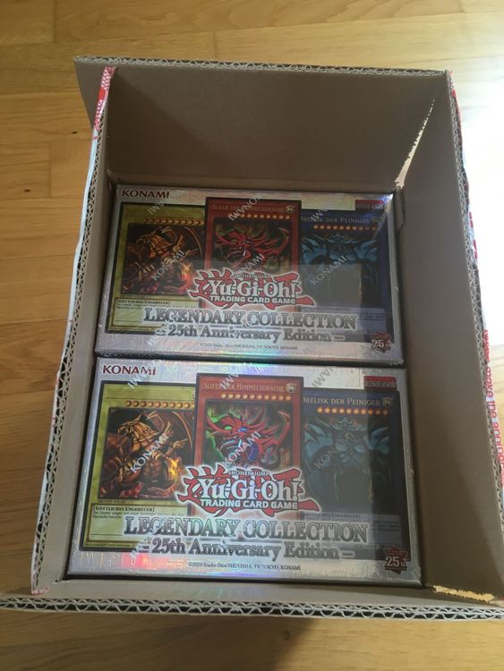 Yugioh 25 Edition Legendary Collection Case 6 Boxen sealed | Kaufen auf ...