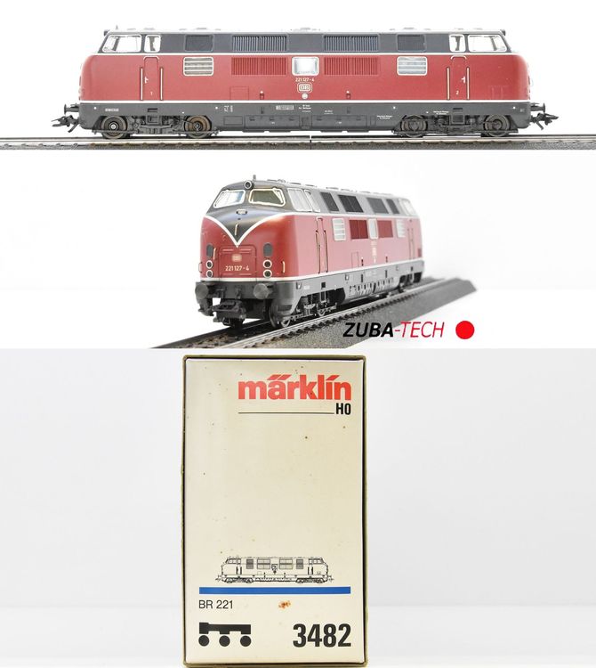 Märklin 3482 Diesellok BR 221 DB H0 WS Analog mit OVP (Gebraucht) in St. Gallen für CHF 80 – mit ...