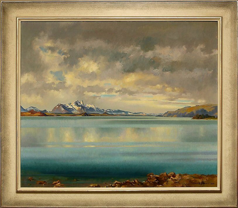 "Thunersee mit Stockhorn" von Marcus Jacobi | Kaufen auf Ricardo