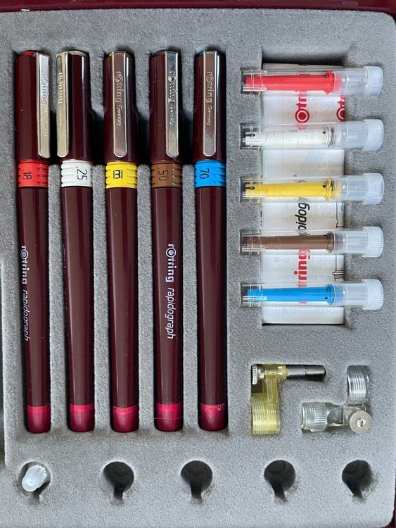 Rapidograph Stifte 5-er Set (Gebraucht) in für CHF 10 – mit Lieferung ...