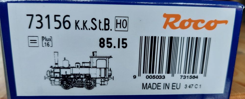 Roco 73156 H0 Dampflokomotive Rh 85.15 der KKStB (Neu (gemäss ...
