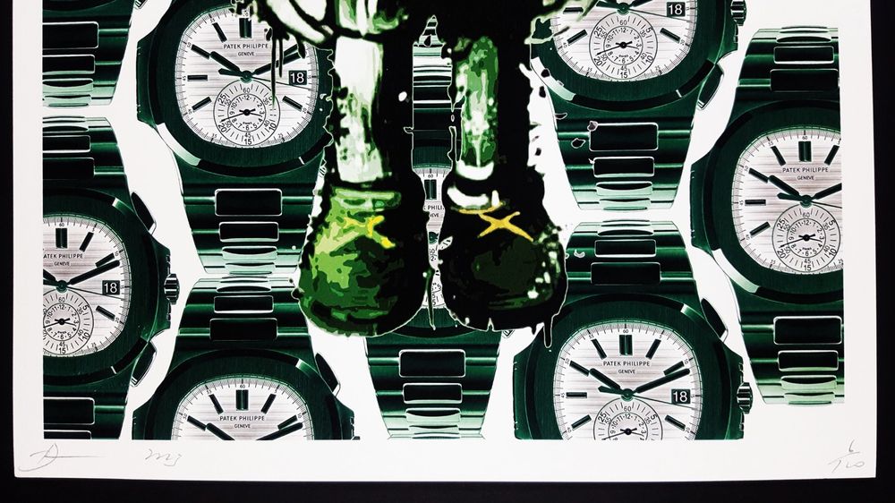 Death NYC Graffiti Pop Art Druck " Patek Philippe Rolex Kaws | Kaufen ...