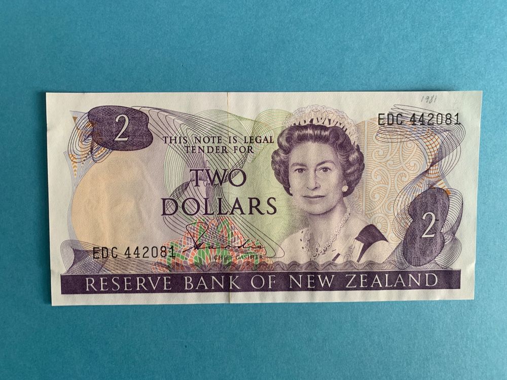 NEW-ZEALAND - 2 Dollars N.D. (1977) - UNC. / UNZ. (Neu (gemäss ...