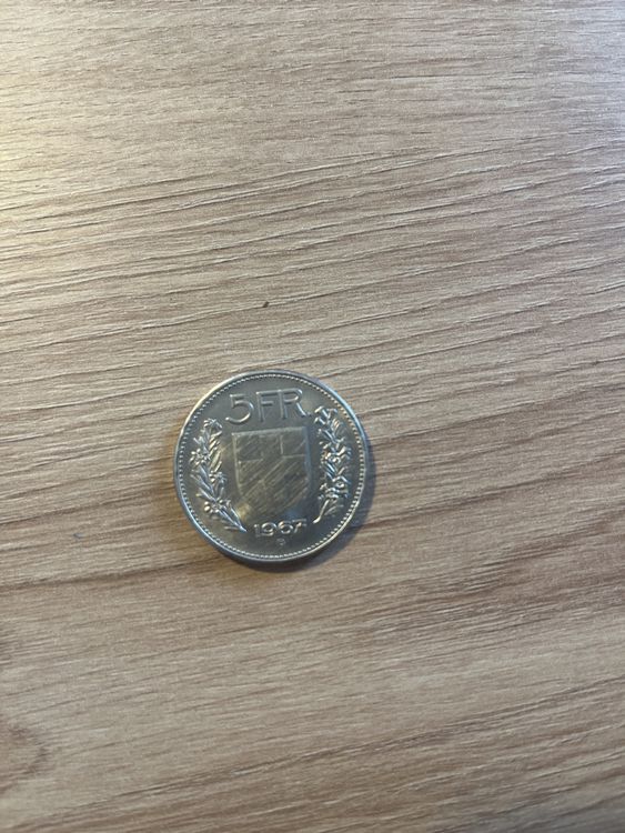 5 Franken 1967 (Gebraucht) in Pfäffikon ZH für CHF 7 – mit Lieferung auf Ricardo kaufen