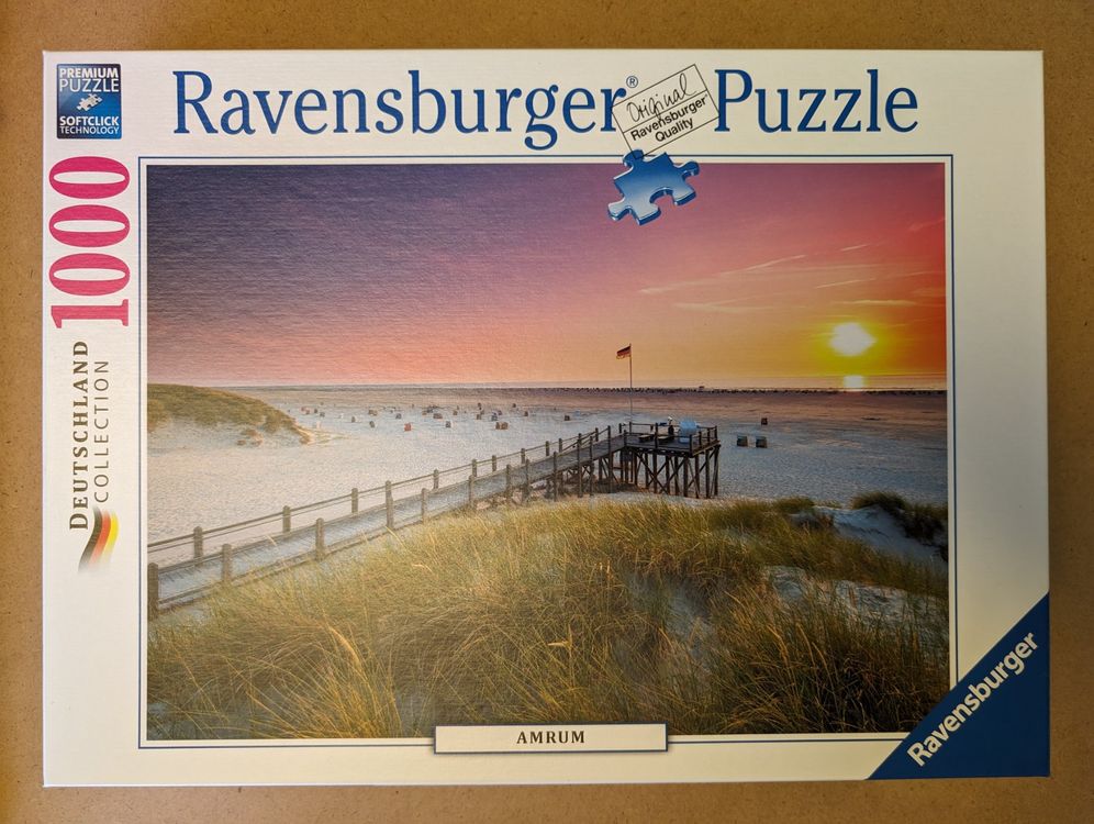 Ravensburger Puzzle, 1000 Teile, "Amrum, Deutschland" (Gebraucht) in ...