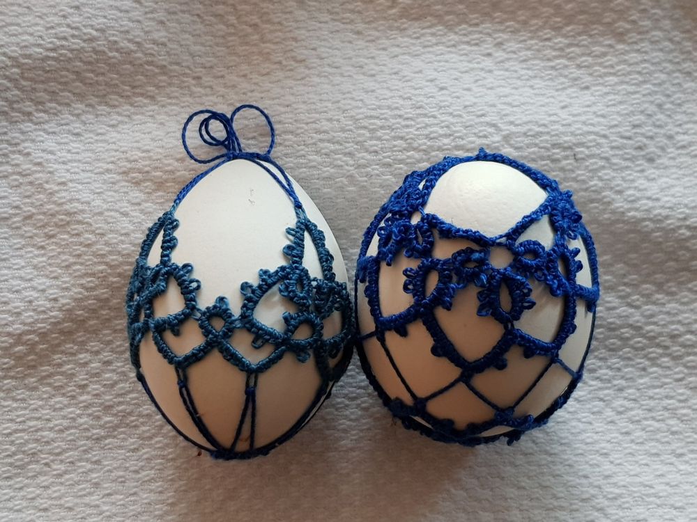 Echte Hühner-Eier umhäkelt, Osterei, Ostern | Kaufen auf Ricardo