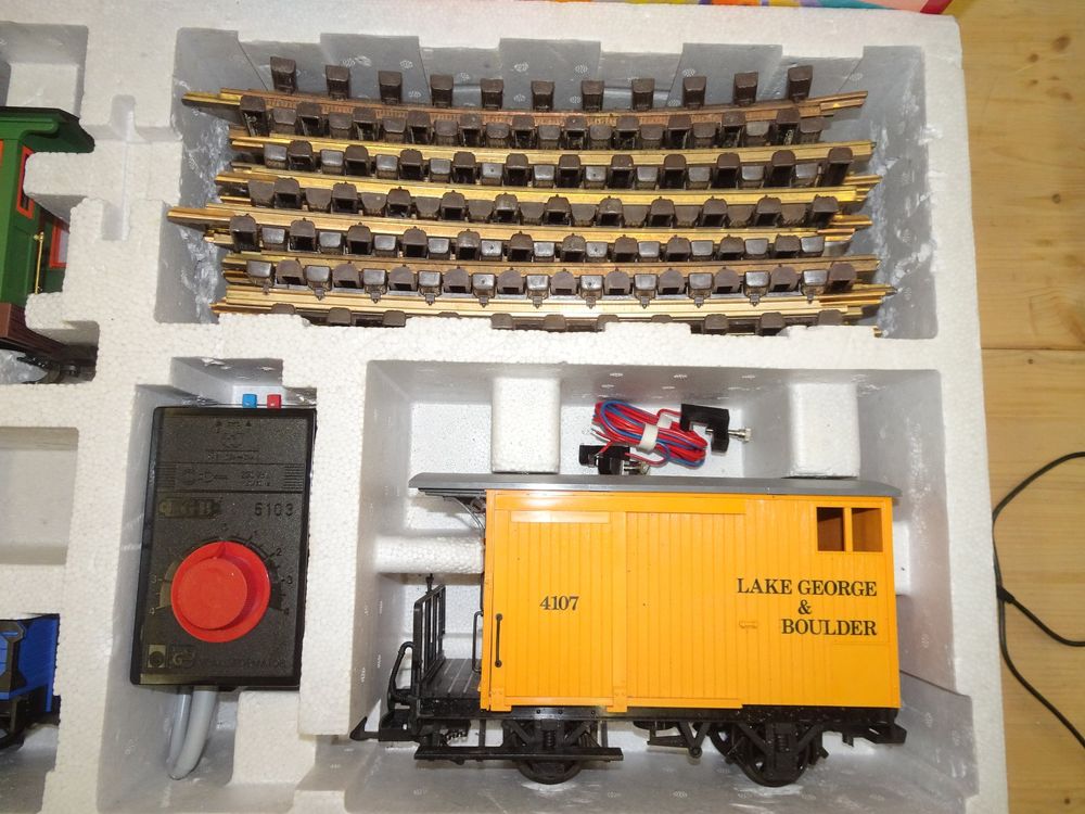 Lehmann Gartenbahn Lokomotive Wagen Schienen Spur G 90770 | Kaufen auf Ricardo