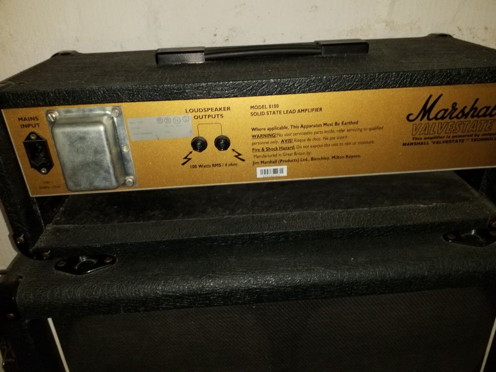 MARSHALL VALVESTATE 100V HALFSTACK ... MOD. 8100 | Kaufen auf Ricardo