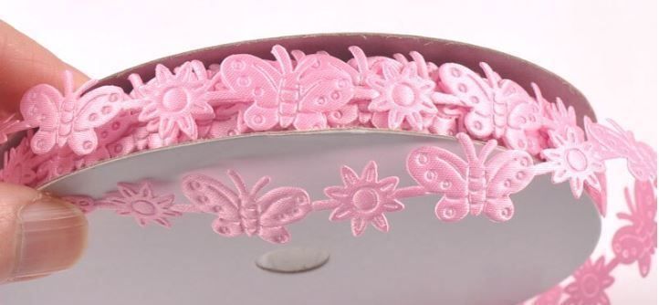 *Stoff Sticker Baby Rosa 1 Meter (Neu und originalverpackt) in ...