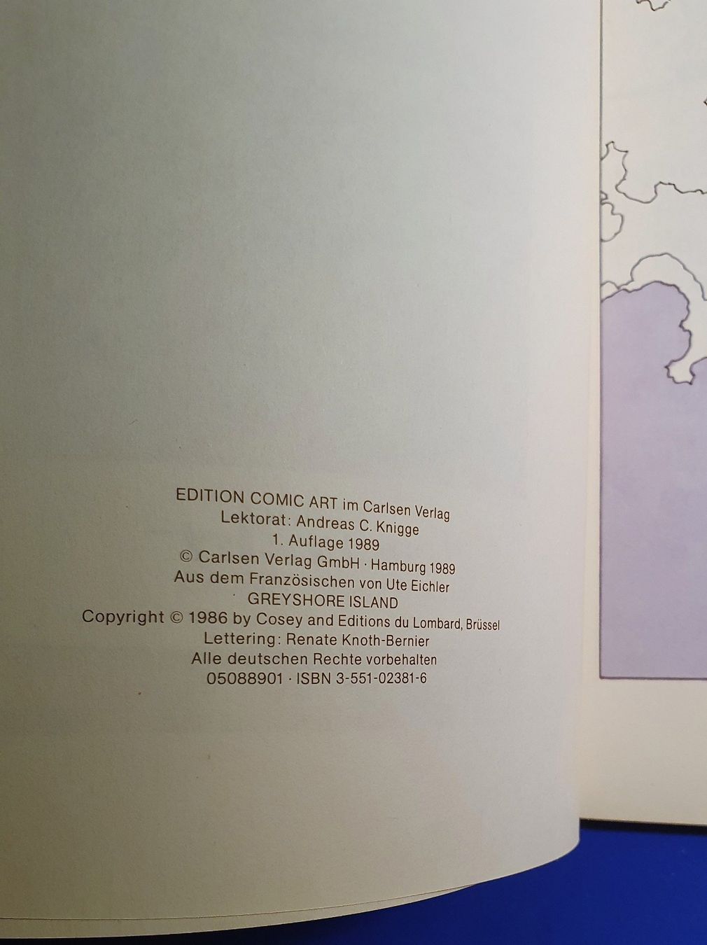 Jonathan Band 11, Cosey, Carlsen, 1. Auflage, 1989 (Neu (gemäss ...