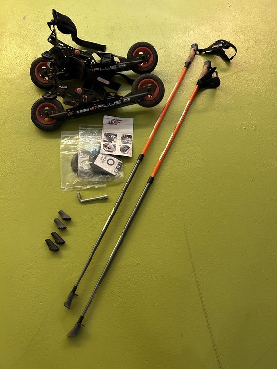 Skike V07 PLUS Nordic Skates mit Zubehör - Komplettset (Gebraucht) in ...