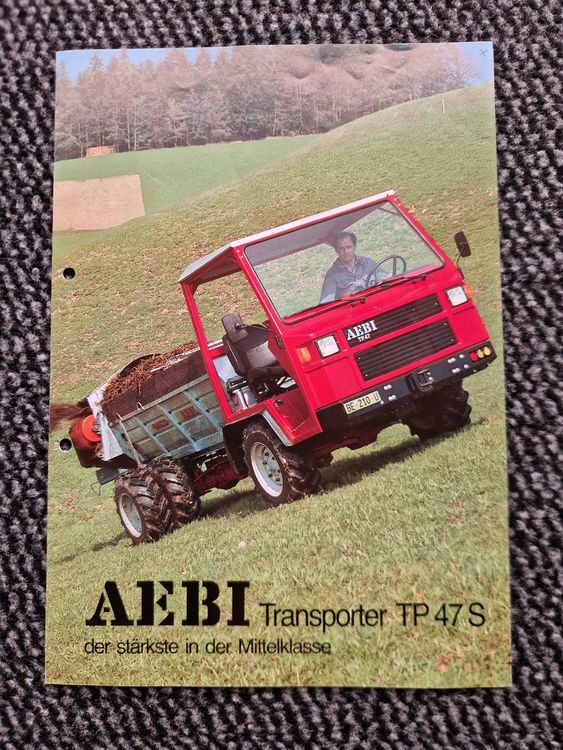 Original Prospekt Aebi Transporter TP 47S | Kaufen auf Ricardo