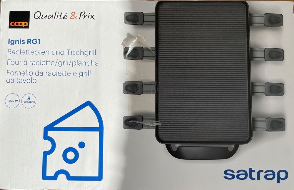 Racletteofen und Tischgrill - Satrap Ignis RG1 von Coop (Gebraucht) in ...