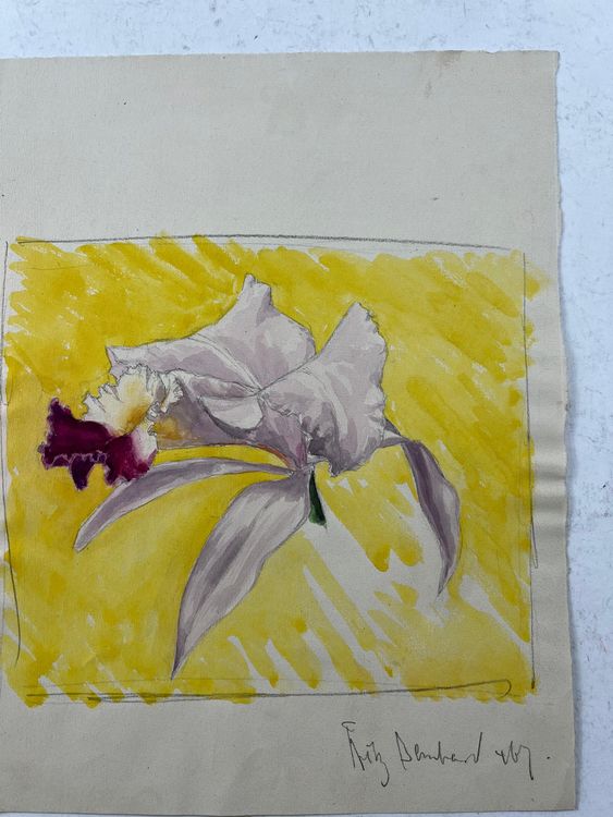 Fritz Bernhard (1895-1966) Aquarell Handsigniert. (Gebraucht) in Neuhausen am Rheinfall für CHF ...