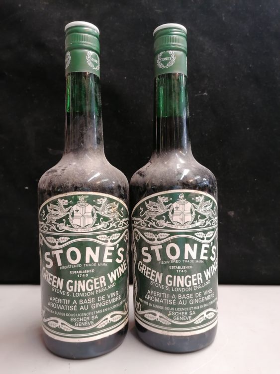 2 BOUTEILLES STONE'S GREEN GINGER WINE VINTAGE (Neu (gemäss ...