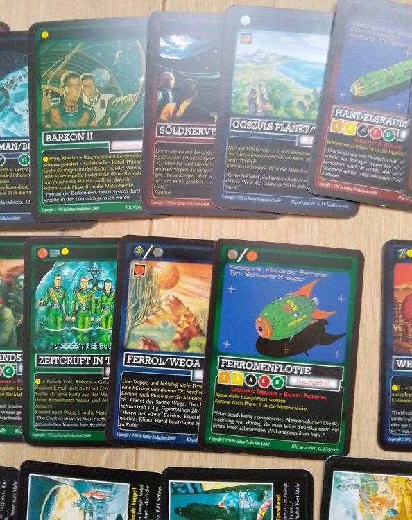 Perry Rhodan Sammelkartendeck die Dritte Macht ca. 60 Karten (Gebraucht ...