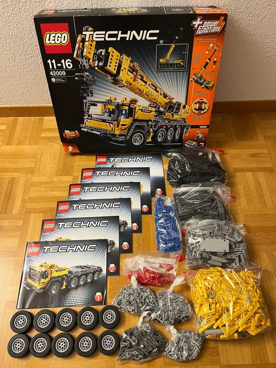 Lego Technic 42009 Schwerlastkran motorisiert komplett | Kaufen auf Ricardo