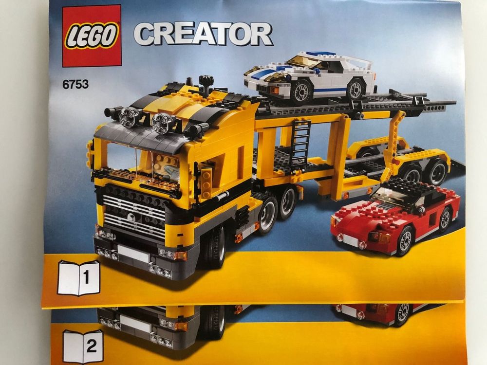 Lego 6753 - Creator 3 in 1 -Autotransporter/Kran/Abschlepper | Kaufen ...