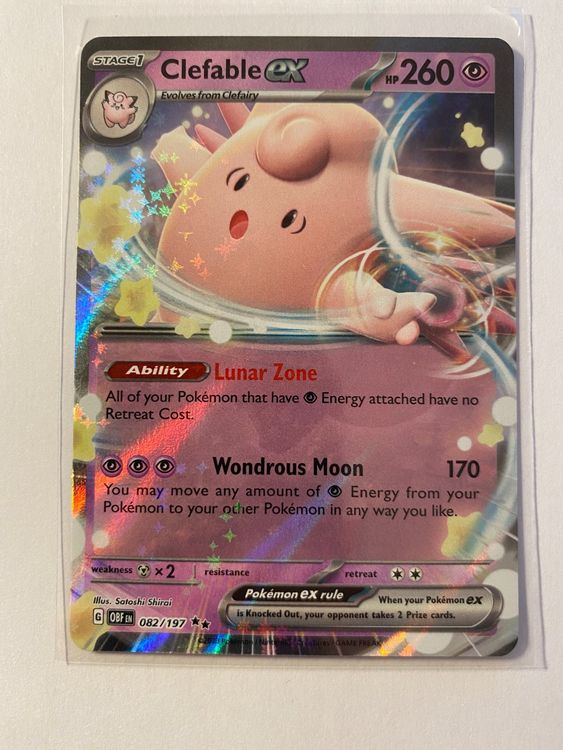 Pokemon Clefable EX 082/197 Obsidian Flames EN | Kaufen auf Ricardo